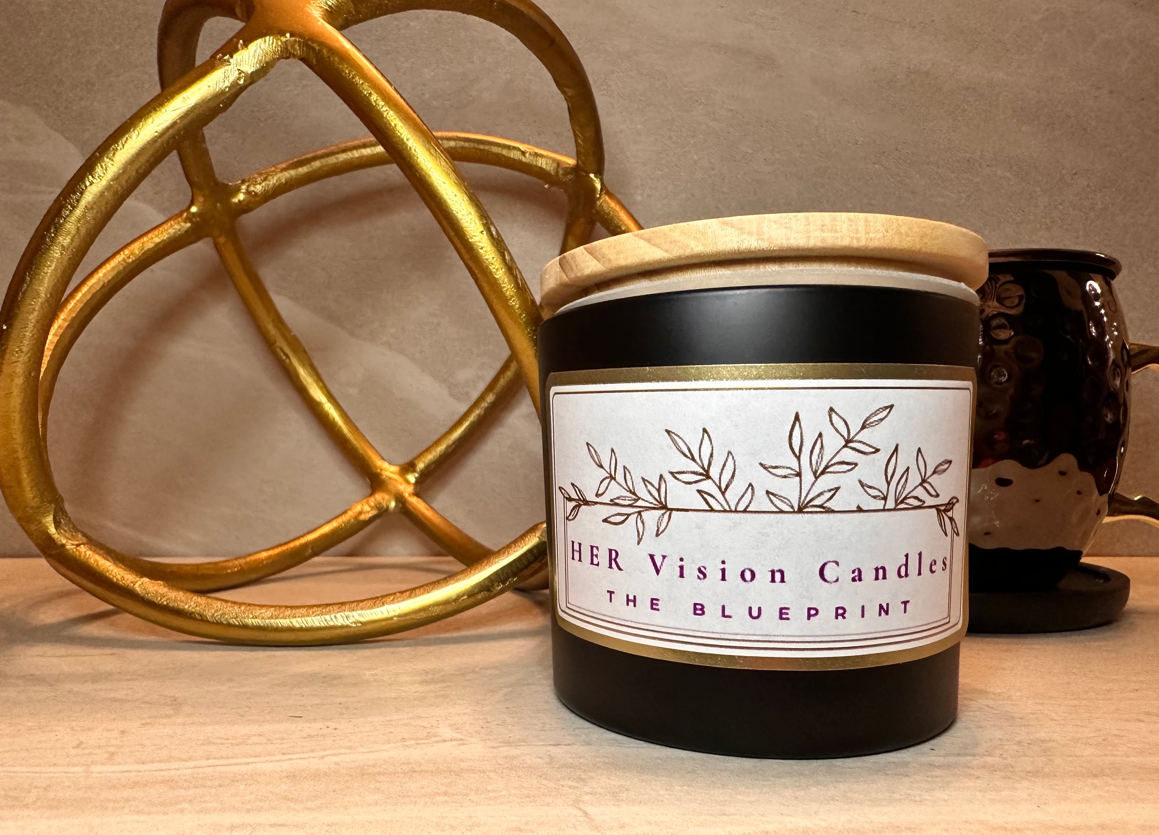 The Blueprint: 12 oz. Scented Candle – HER Vision